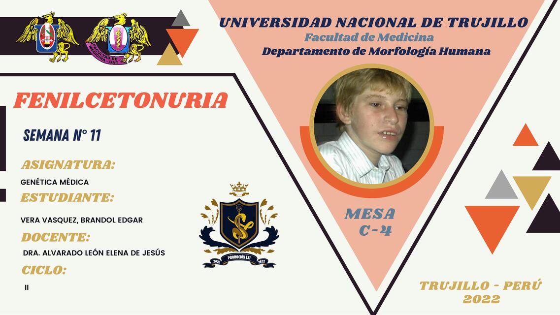 FENILCETONURIA | BRANDOL EDGAR VERA VASQUEZ | uDocz