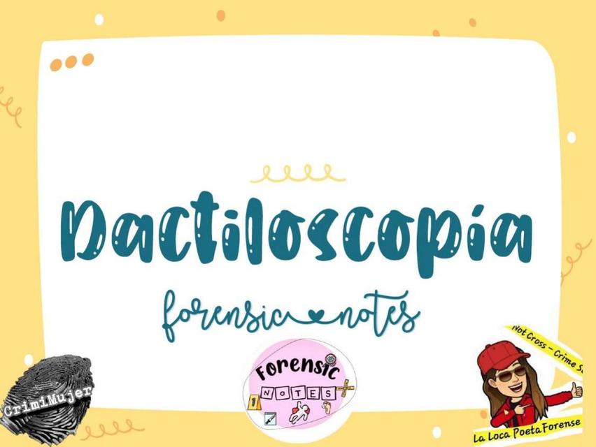 Dactiloscopía definición principios y tipos de huellas | Forensic.notes ...