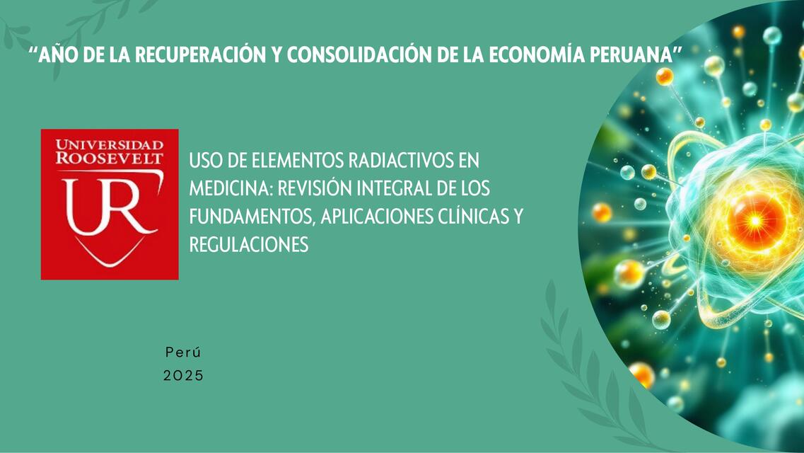 Uso de elementos radiactivos en medicina | Criss | uDocz