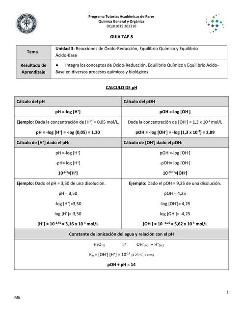 Guía química | Constanza | uDocz