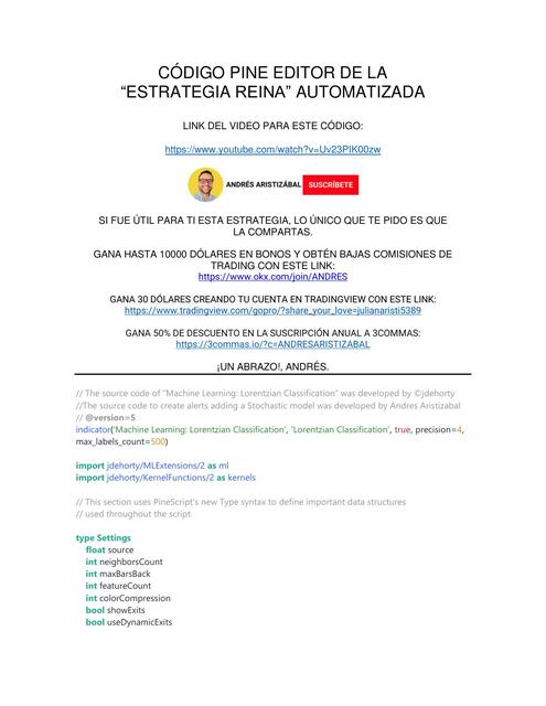 Código Estrategia Reina | juan manuel | uDocz