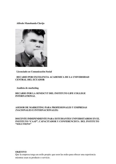 Portafolios marketing1 | alfredo manobanda | uDocz