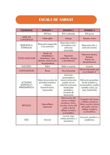 ESCALA DE SARNAT | Lilibeth Zambrano | uDocz