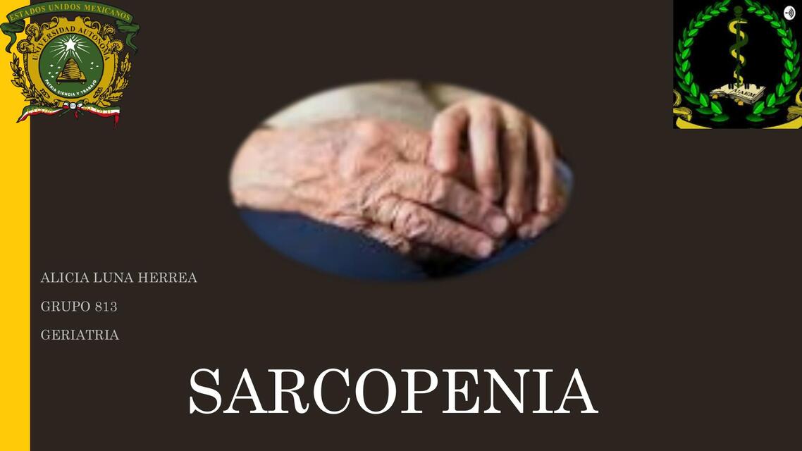 SARCOPENIA | Alicia Luna Herrera | uDocz