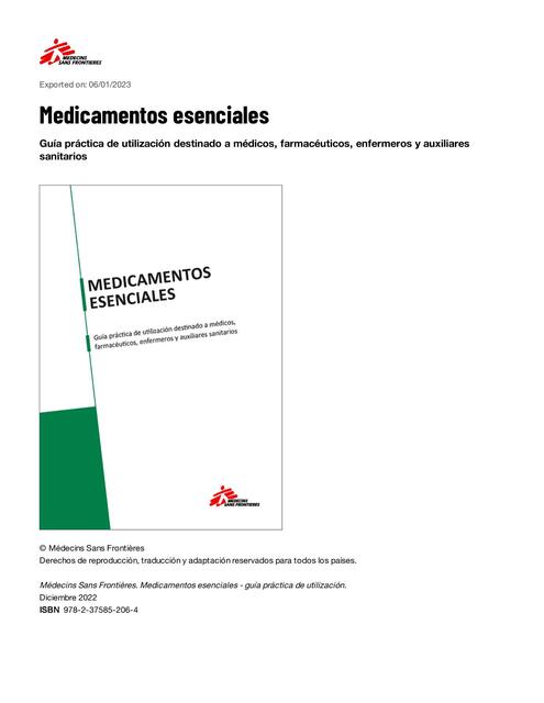 Medicina Interna Medicamentos Esenciales Guia Prac | yisneidis | uDocz