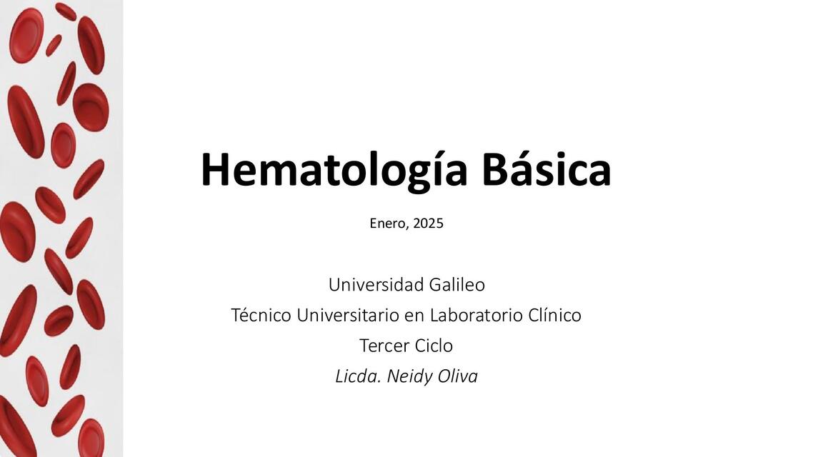 sangre y hematopoyesis | Fernando Isaac | uDocz