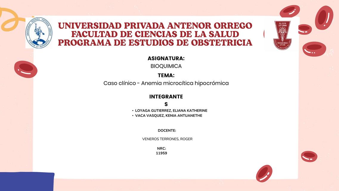 Caso clínico Anemia microcítica hipocrómica | Antuanethe | uDocz