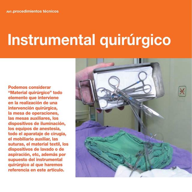 Instrumental quirúrgico - cirugia general | Medical noteeeees | uDocz