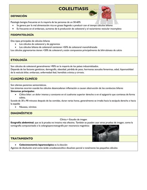 COLELITIASIS | Ale Hernández | uDocz