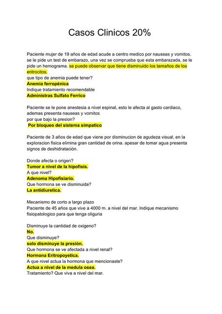 casos clinicos | Andy Ally | uDocz