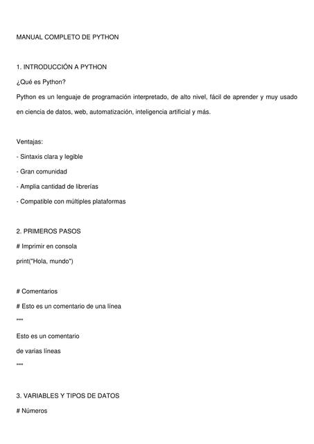 Manual Completo Python | ELCONDOR CN | uDocz