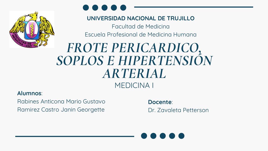 FROTE PERICARDICO SOPLOS E HIPERTENSIÓN ARTERIAL | JANIN GEORGETTE ...
