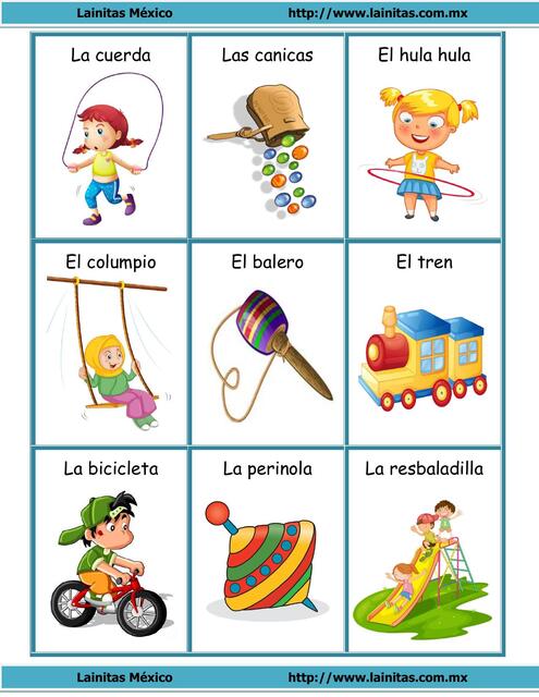 Loteria de juegos y juguetes tradicionales | LUIS DAVID | uDocz