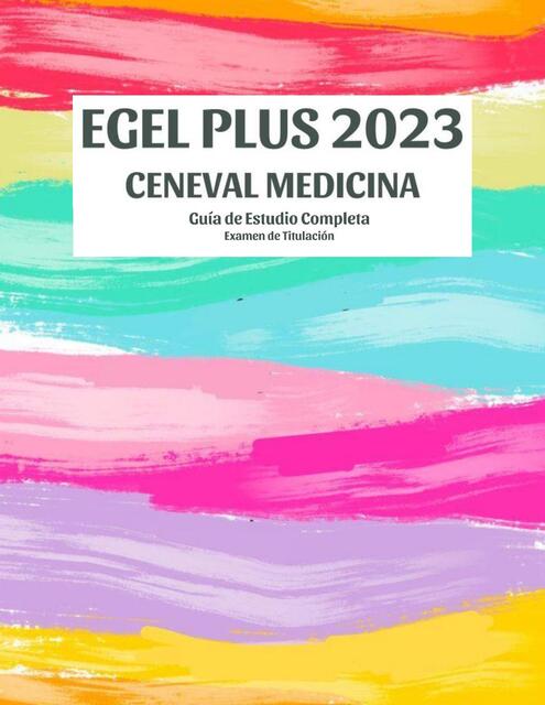 GUIA EGEL MEDICINA | Libros Med | uDocz