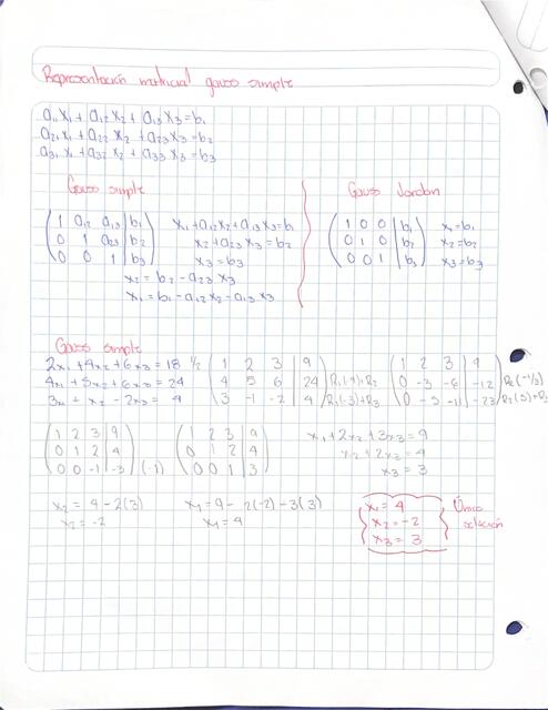 Metodo Gauss Simple | Josue Velazquez | uDocz