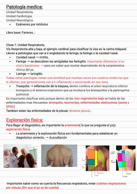 Clase 1 Neumo introducción Patomedica | Maga Flores | uDocz