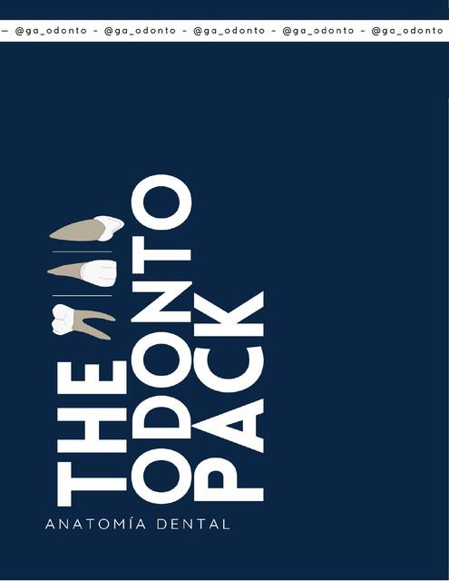 TheOdontoPack - Anatomía Dental | GA ODONTOLOGIA | uDocz