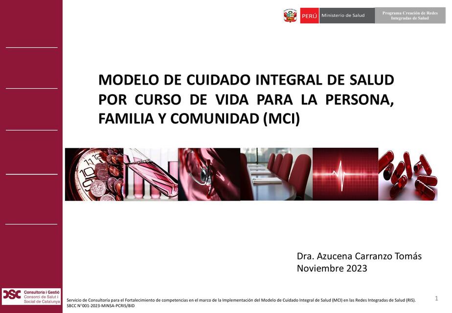 Modelos de cuidado integral de salud por curso de vida para la persona familia y comunidad ...