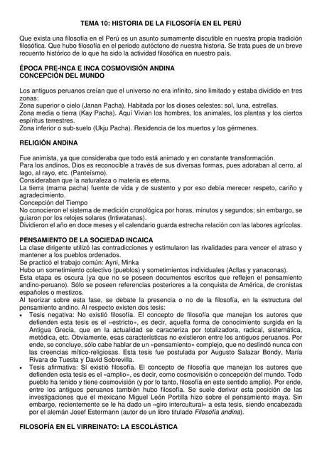 FILOSOFIA EN EL PERU | Anuel | uDocz