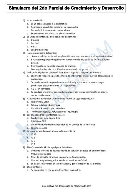 Simulacro 2 | Mel | uDocz