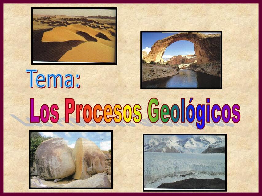 Los procesos geologicos | Geografía, cartografía y ciencias sociales ...