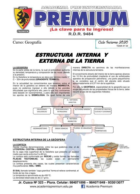Geología interna y externa | uDocz
