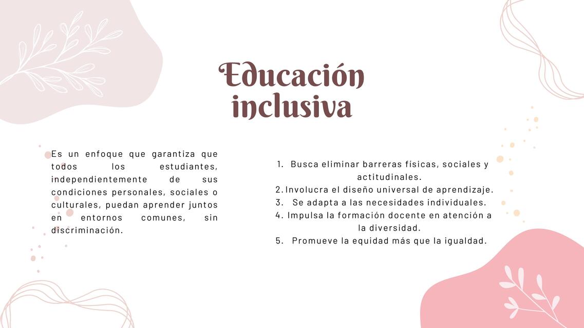 Educación Inclusiva Educación Especial Udocz