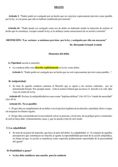 Definición de delito y otros | Sanchez Jose | uDocz