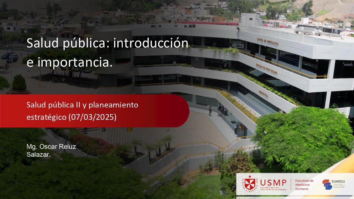 Sesión 01 Salud pública Introducción e importan | Tiroxina Med | uDocz