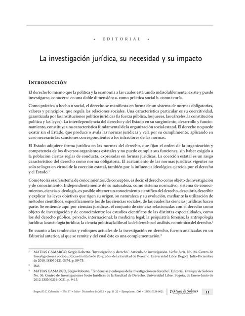 La investigación Jurídica | Aldair Preciado | uDocz