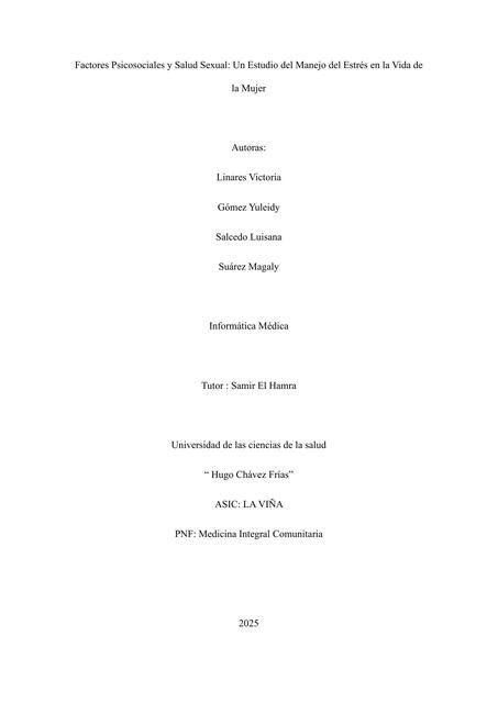 proyecto científico chicas | magaly | uDocz