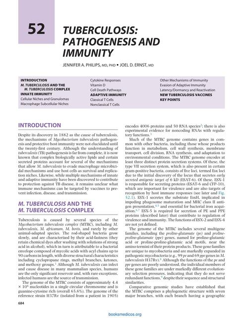 Tuberculosis Pathogenesis and Inmunity | DIEGO ALONSO | uDocz