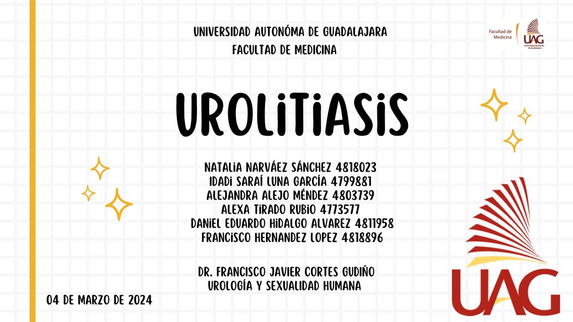 Flashcards de Urolitiasis | Por Antonio | uDocz