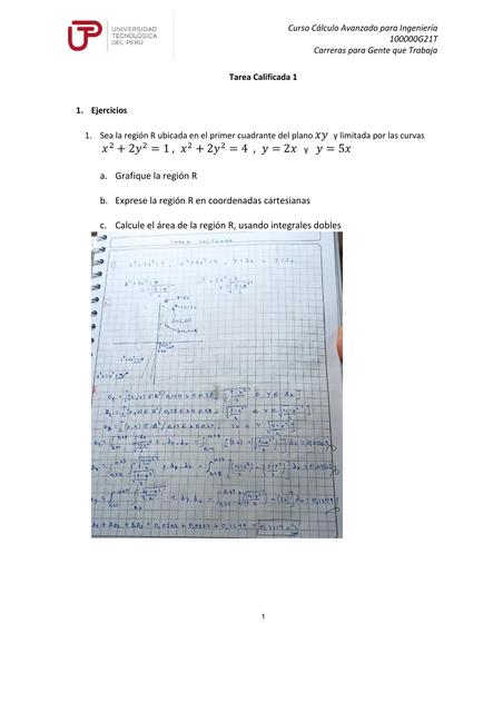 Tarea Calificada 1 | joel feria | uDocz