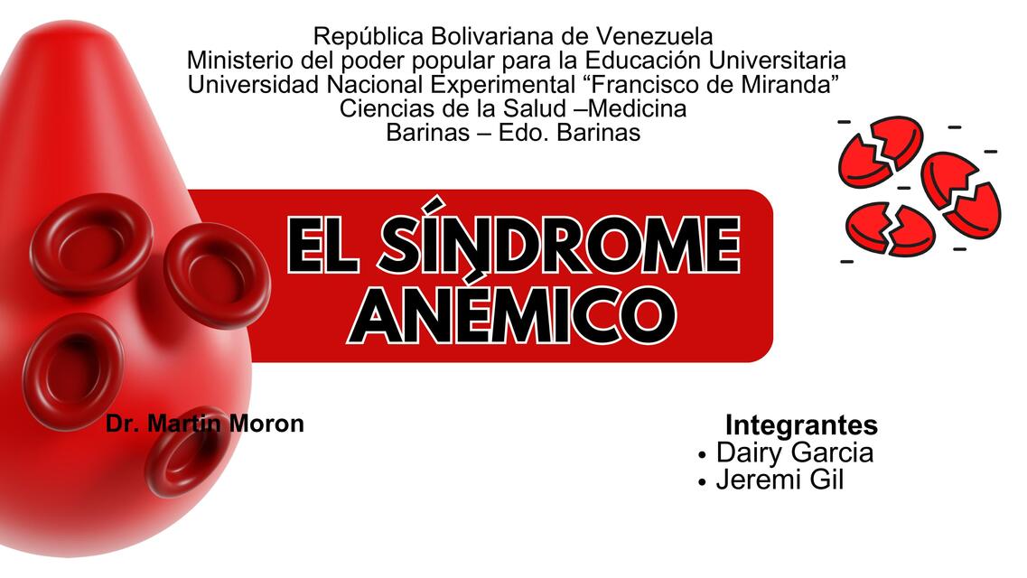 Flashcards de Diapo Tema 1 U2 Síndrome Anémico | Por alejandra alvarez ...