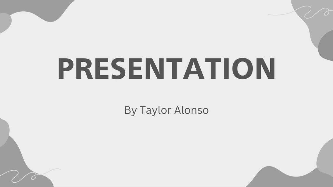 Gray Abstract Simple Presentation | Laura | uDocz