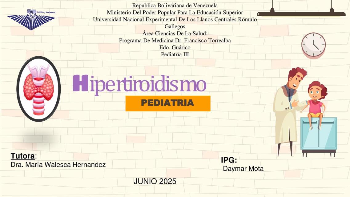 hipertiroidismo en pediatría | Daymar Mota | uDocz