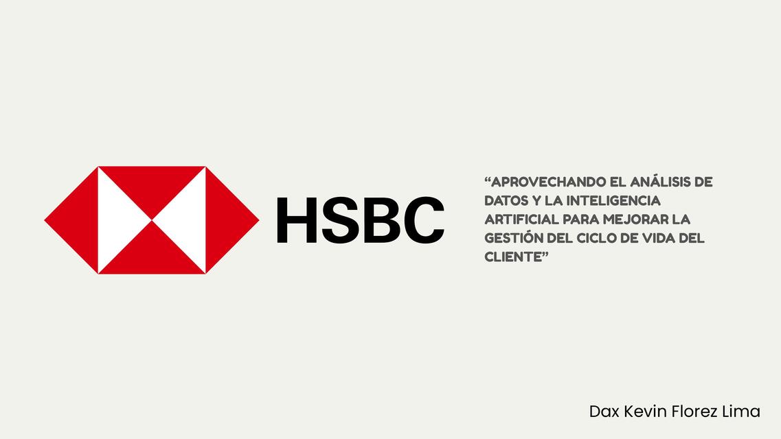 Proyecto Final HSBC Business Analytics | Dax Lima | uDocz