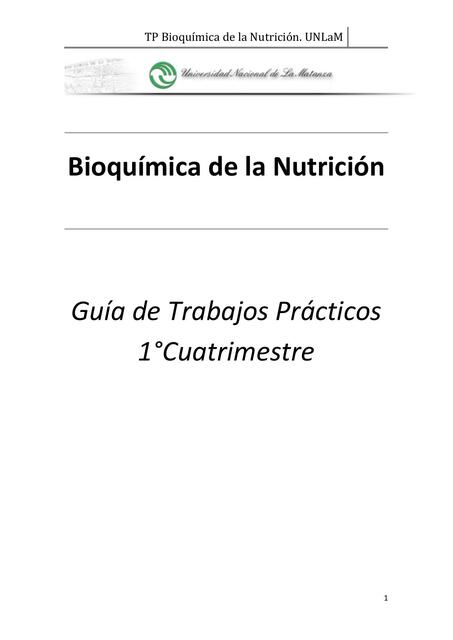 TP 1 BiOQUIMICA 1 | Danny Dietrich | uDocz