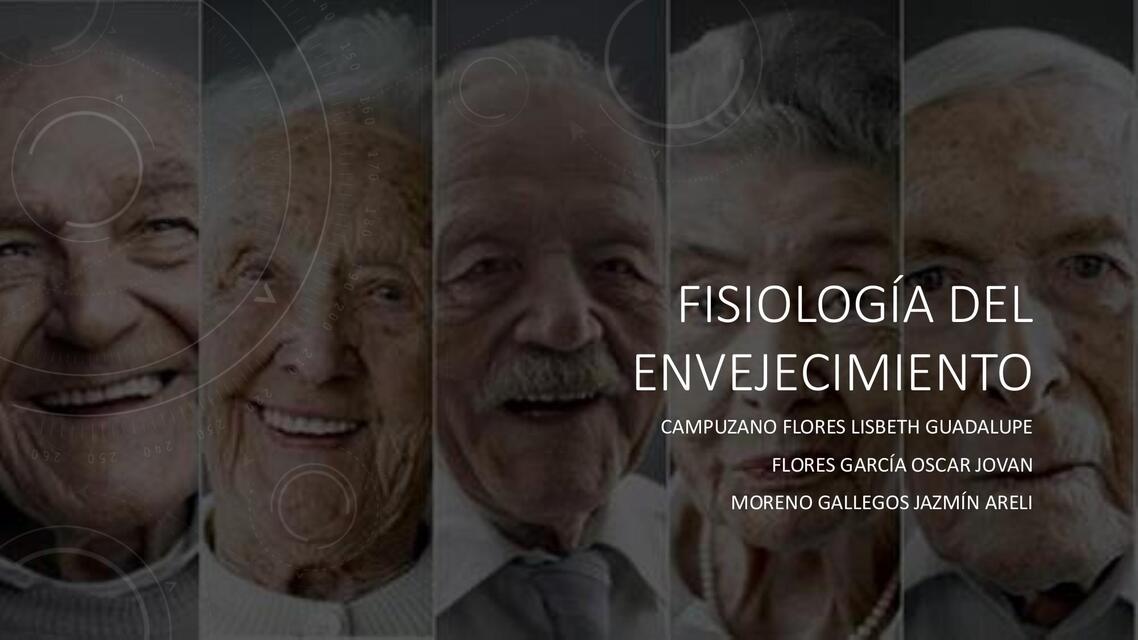 Fisiología del envejecimiento | Valeria Simonet Martínez | uDocz