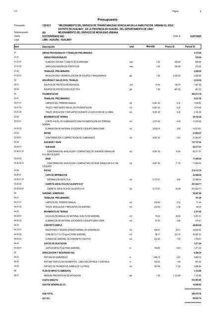 presupuestocliente | KEN BRIAN QUIROZ AGUIRRE | uDocz