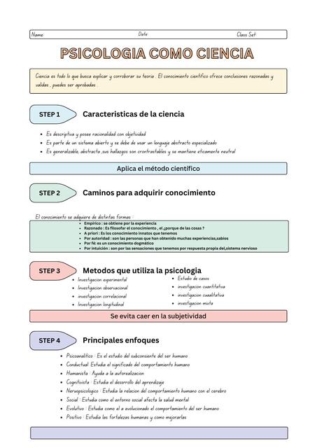 Psicologia como ciencia | Urphi | uDocz