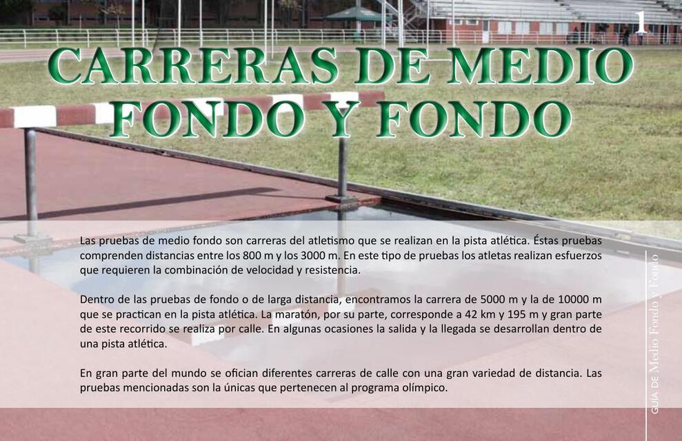 Carreras de medio fondo y fondo | Gaby Lainez | uDocz