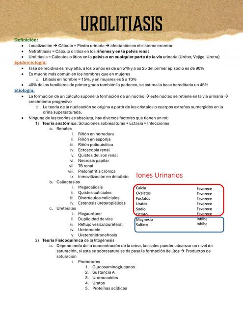 UROLITIASIS | Lady Carrasco | uDocz