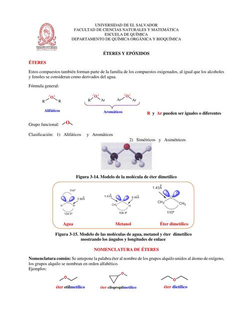 Eteres y epoxidos | Ros Valle | uDocz