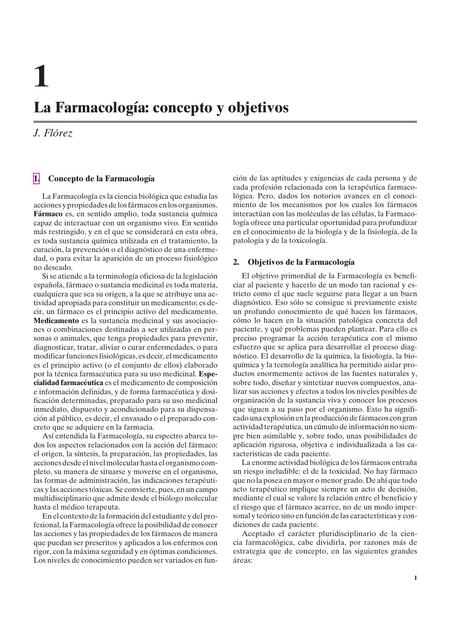 01 La Farmacolog¡a conceptos y objetivos | David Borja | uDocz