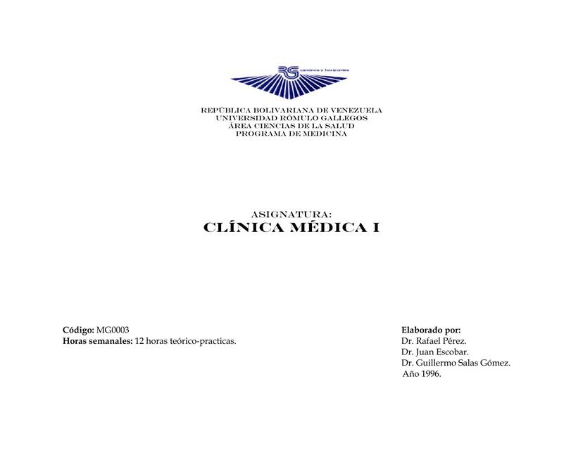 Cl nica Mdica I | alondra rojas | uDocz