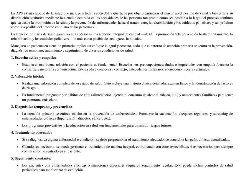 La APS es un enfoque de la salud que incluye a tod | Leonica Gomez | uDocz