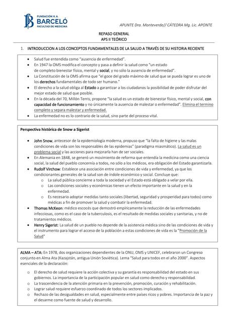 REPASO GENERAL APS II | Valenzuela | uDocz