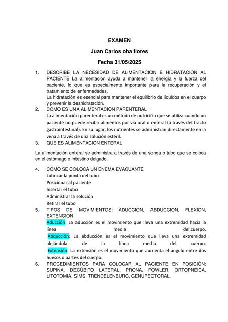 EXAMEN | Juan | uDocz